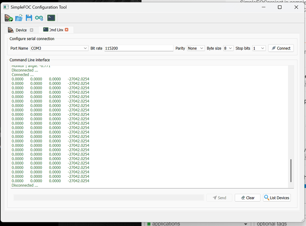 Reset SimpleFOCStudio? - applications - SimpleFOC Community