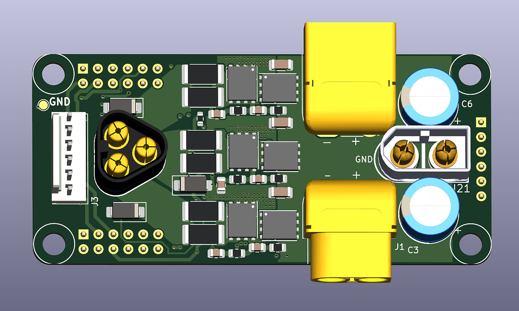 New modular driver board, 60v 30-50A - developement - SimpleFOC Community