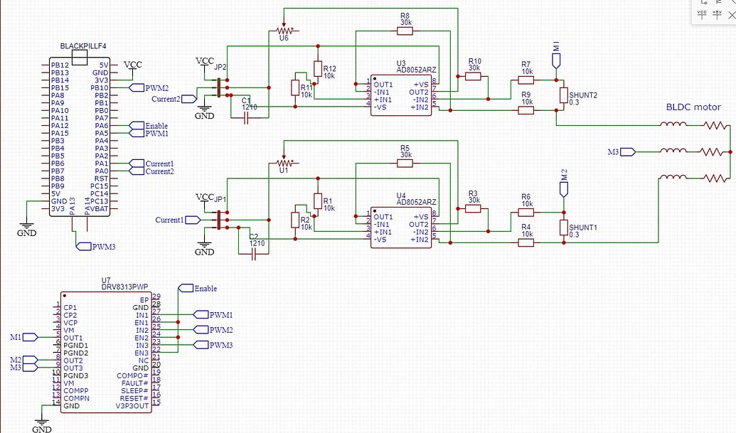 2 phase current sensing problems - hardware support - SimpleFOC Community