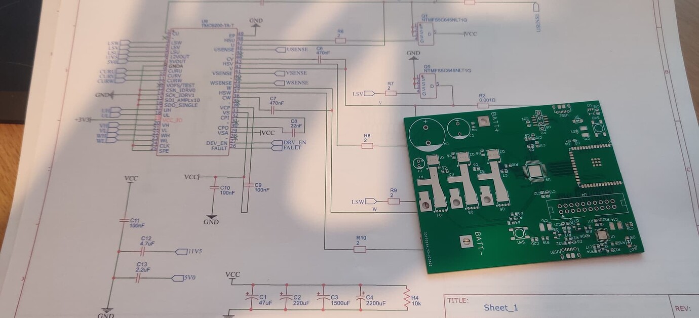 ESP32-S3 & TMC6200 Test Board - hardware support - SimpleFOC Community