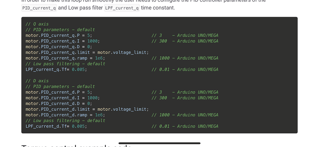 Torque control FOC current - developement - SimpleFOC Community