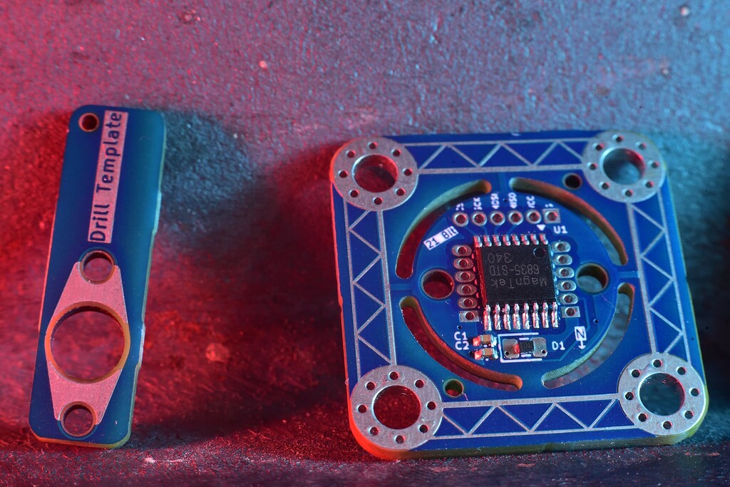 A custom PCB to mount MT6835 inside Hoverboard motors - End goal ...