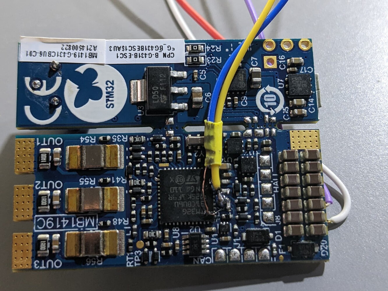 B-G431B-ESC1: Beginner guide + I2C guide - hardware support - SimpleFOC ...