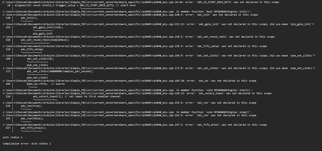 RP2040 current sensing - developement - SimpleFOC Community